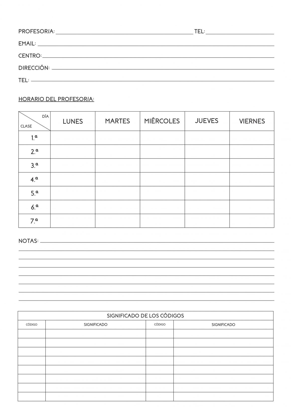 Cuaderno del docente - Agenda Escolar